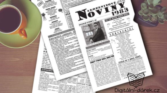Narozeninové noviny | Dárek k narozeninám | Narozeninové noviny a plakáty